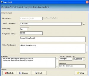 Download Program cetak kwitansi